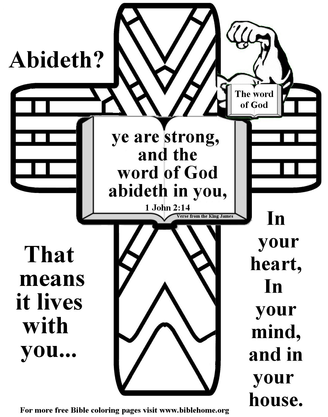 King James Scripture Coloring Pages